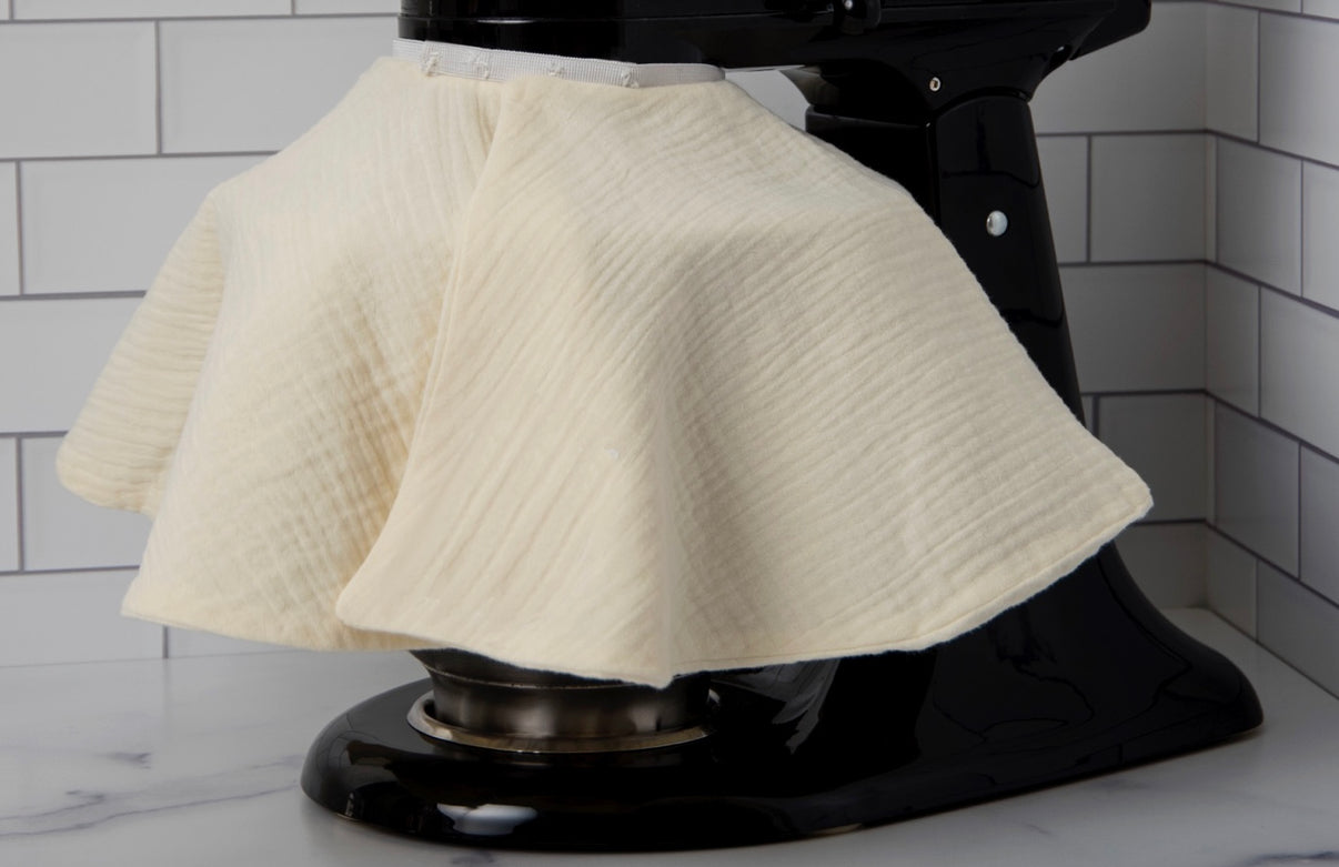 Mixer Skirt - Splash Guard for Stand Mixers - Vanilla Buttercream