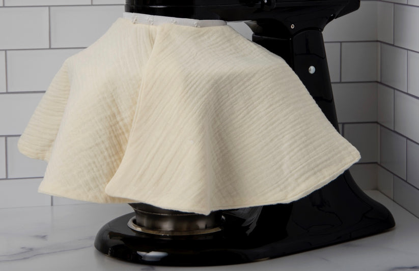 Mixer Skirt - Splash Guard for Stand Mixers - Vanilla Buttercream